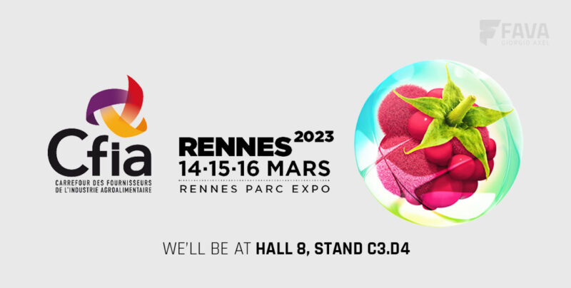 CFIA - Dal 14 al 16 marzo 2023 - Rennes Parc Expo | Fava Giorgio Axel